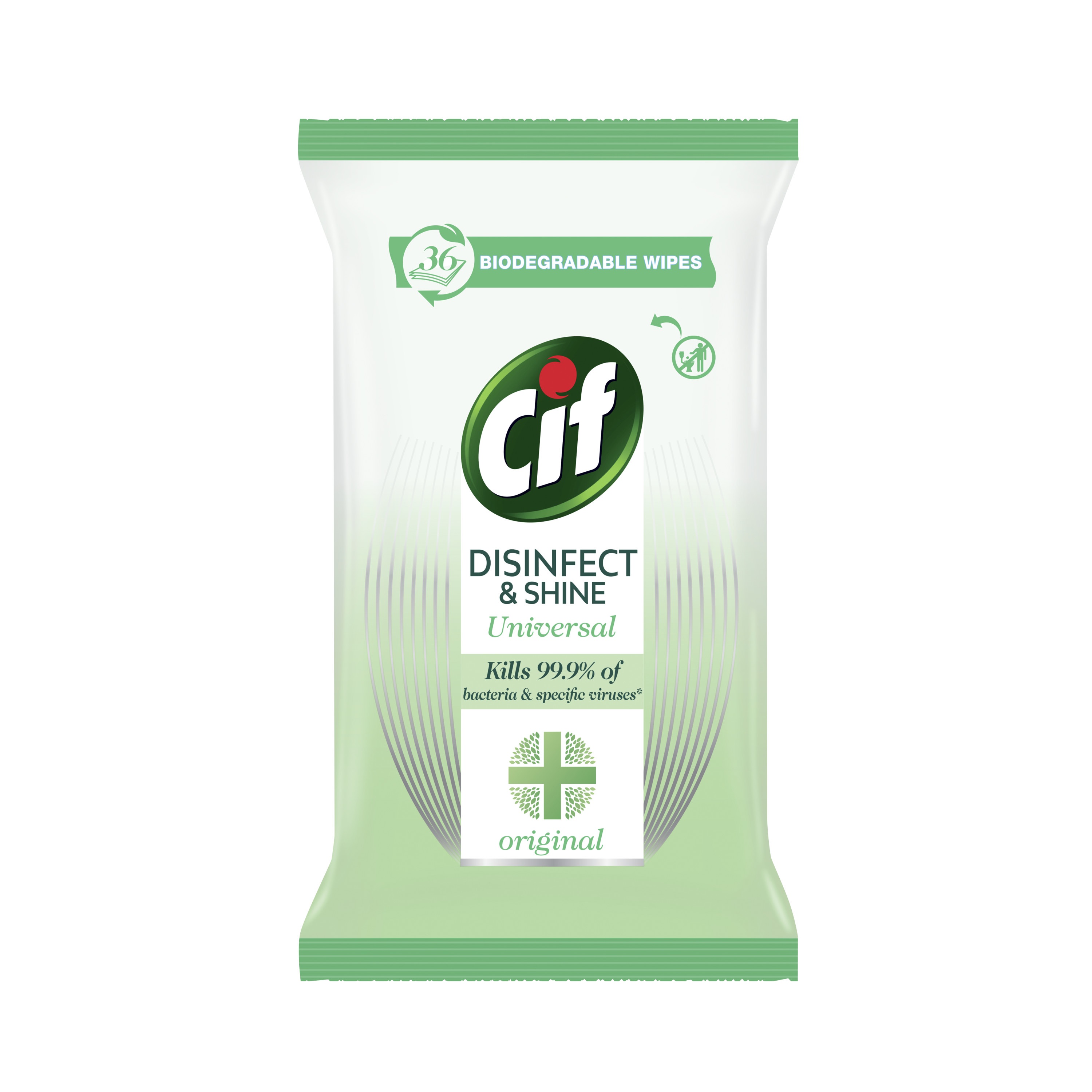 Cif Disinfect & Shine Original Wipes | Cif